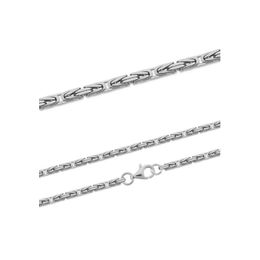Firetti Damen Kette ohne Anh&auml;nger "Schmuck Geschenk Silber 925 Halsschmuck Halskette K&ouml;nigskette", 60, Silber 925 (Sterlingsilber), B: 2,5mm, silber,