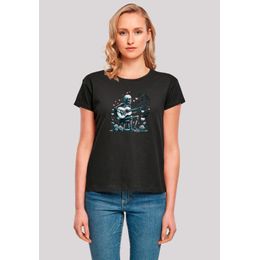 F4NT4STIC Damen T-Shirt "Skelett spielt Gitarre, Musik, Liebe", schwarz, Gr. XL, Obermaterial: 100% Baumwolle, Shirts, Premium Qualit&auml;t