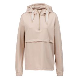 ENDURANCE ATHLECIA ATHLECIA Damen Kapuzensweatshirt "Kasa", beige, Gr. 44, unifarben, 90% Polyamid, 10% Elasthan, Sweatshirts, im sportlichen Look