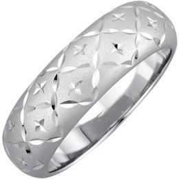 Firetti Damen Fingerring "Schmuck Geschenk Silber 925 Damenring Ring Sterne", 58, Silber 925 (Sterlingsilber), 7mm, silber, Silber 925