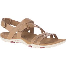 Merrell Damen Sandale "SANDSPUR ROSE CONVERT", Gr. 37tobacco, pomegranate, Leder, Schuhe