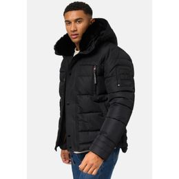 STONE HARBOUR Herren Steppjacke "Witas", schwarz, Gr. XXXL, Obermaterial: 100% Polyester; Futter: 100% Polyester; Wattierung: 100% Polyester;