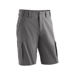 Maier Sports Herren Cargobermudas "Fenit Short M", grau, Gr. 52, 100% Polyester, Hosen, kurze Herren Wanderhose, moderne Outdoor-Bermuda, Trekkinghose