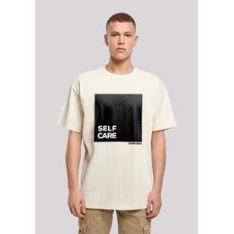 F4NT4STIC Herren T-Shirt "SELF CARE OVERSIZE TEE", beige, Gr. XL, Obermaterial: 100% Baumwolle, Shirts, Print