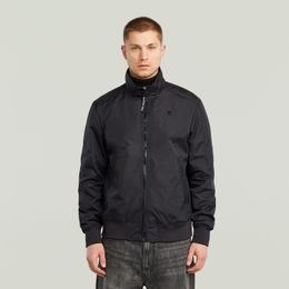 G-Star Raw G-STAR Herren Blouson "Track Jacket", schwarz, Gr. S, unifarben, Web, Obermaterial: 100% Polyamid, Jacken, Stehkragen mit Riegel