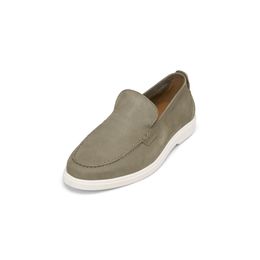 Marc O'Polo MARC O'POLO Herren Loafer "aus weichem Nubukleder", Gr. 44, grau, Obermaterial: 100% Leder, unifarben, Schuhe