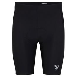 Ziener Herren Radhose "NILAN-Z", schwarz, Gr. 48, Obermaterial: 78% Polyamid (recycelt), 22% Elasthan, Hosen