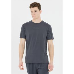 Endurance Herren Funktionsshirt "Loker", grau, Gr. XXL, unifarben, 84% Polyester, 16% Elasthan, Shirts, Mit 4-Wege-Stretch und recycelten Materialien