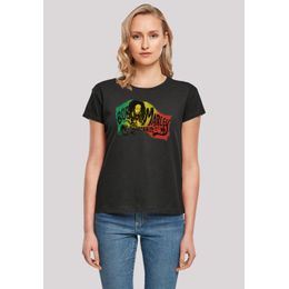 F4NT4STIC Damen T-Shirt "Bob Marley Chords Reggae Music", schwarz, Gr. M, Obermaterial: 100% Baumwolle, Shirts, Premium Qualit&auml;t, Musik, By Rock Off