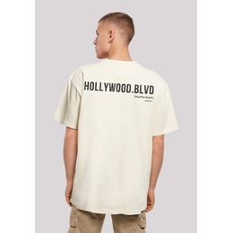 F4NT4STIC Damen T-Shirt "Hollywood blvd OVERSIZE TEE", beige, Gr. XXL, Obermaterial: 100% Baumwolle, Shirts, Print