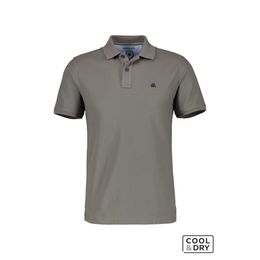 Lerros Herren Poloshirt "Lerros Klassischer Polostyle in *Cool & Dry* Piqu&eacute;qualit&auml;t", grau, Gr. M, 60% Baumwolle, 40% Polyester, Shirts
