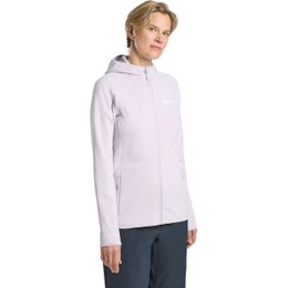 Jack Wolfskin Damen Fleecejacke "BAISELBERG HOODED FZ W", lila, Gr. XXL, Obermaterial: 95% POLYESTER, 5% Elastan; Futter: 100% POLYESTER, Jacken