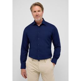 Eterna Herren Langarmhemd "MODERN FIT", blau, Gr. 48, 100% Baumwolle, Hemden, NON IRON (b&uuml;gelfrei)