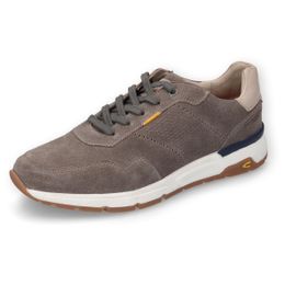 Camel Active Herren Sneaker, Gr. 43, braun, Veloursleder, Schuhe, Schn&uuml;rschuh, Retro Sneaker mit Lederfutter
