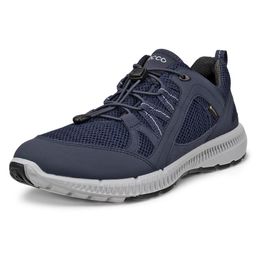 Ecco Damen Slip-On Sneaker "TERRACRUISE II W", Gr. 35, blau, Lederimitat, Textil, Schuhe, Freizeitschuh, Halbschuh, Outdoorschuh, mit GORE-TEX