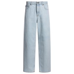 5-Pocket-Jeans HUGO BLUE "Leni", Damen, Gr. 29, L&auml;nge 32, turquoise, aqua 449, Denim/Jeans, Obermaterial: 100% Baumwolle, unifarben, relaxed fit, Jeans 5-Pocket-Jeans, Relaxed Fit mit niedriger Leibh&ouml;he
