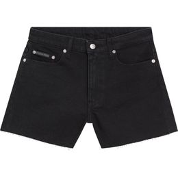 Damen Shorts "90s DENIM SHORT", schwarz, Gr. 25, Calvin Klein Jeans, unifarben, Denim/Jeans, Obermaterial: 94% Baumwolle, 4% Elastomultiester, 2%