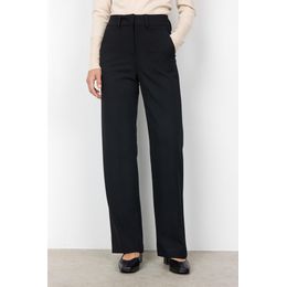soyaconcept Damen Anzughose "SC-GILLI", schwarz, Gr. 42, Web, Obermaterial: 63% Polyester, 32% Viskose, 5% Elasthan, Hosen