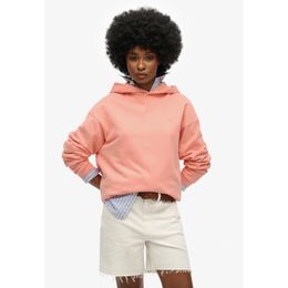 Superdry Damen Kapuzensweatshirt "STUDIOS HOODIE", orange, Gr. M, unifarben, Sweatware, Obermaterial: 100% Baumwolle, Sweatshirts
