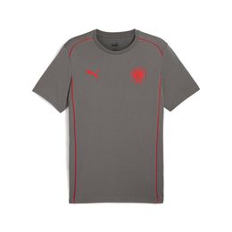 Puma Herren Trainingsshirt "FCSP CASUALS TEE", grau, Gr. M, unifarben, Jersey, Obermaterial: 100% Baumwolle, Shirts, FC St. Pauli Fansshirt 2024/2025