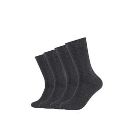 Camano Damen Socken "Socken 4er Pack", Gr. 43, schwarz, 98% Baumwolle, 2% Elasthan, uni, Socken