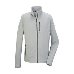 Killtec Herren Strickjacke "KOS 92 MN FLX JCKT", grau, Gr. XXL, Obermaterial: 92% Polyester, 8% Elasthan, Strickjacken, Sportliche Herrenjacke mit