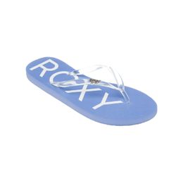 Sandale Roxy "Viva Jelly", Damen, Gr. 6(36), blau (blau misty), Obermaterial: 98% Synthetikmaterial, 2% Metall / Futter: 100% Synthetikmaterial / Au&szlig;ensohle: 100% Moosgummi, Schuhe Sandale