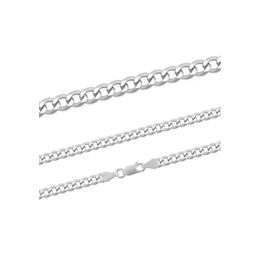 Firetti Damen Kette ohne Anhänger "Schmuck Geschenk Silber 925 Halsschmuck Halskette Panzerkette", 45, Silber 925 (Sterlingsilber), B: 4,3mm, silber,