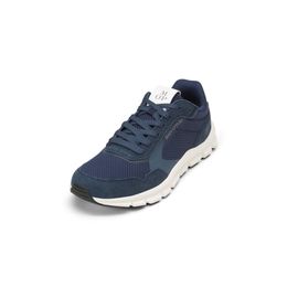 Marc O'Polo MARC O'POLO Herren Sneaker "aus ultraleichtem Material", Gr. 42, blau, Obermaterial: 80% Polyester, 20% Leder, unifarben, Schuhe