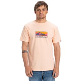 Quiksilver Herren T-Shirt "Ev Gradient Box", orange, Gr. XS, 100% Baumwolle, Shirts