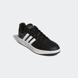 Damen Sneaker "HOOPS 3.0", adidas Sportswear, Gr. 45, schwarz, Synthetik, Textil, Schuhe