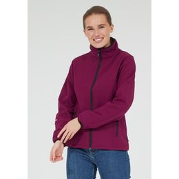 WHISTLER Damen Softshelljacke "Covina", grau, Gr. 40, unifarben, 94% Polyester, 6% Elasthan, Jacken, mit wasser- und winddichtem Funktionsmaterial