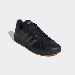 Herren Sneaker "GRAND COURT TD LIFESTYLE COURT CASUAL", adidas Sportswear, Gr. 48, schwarz, Synthetik, Textil, Schuhe, Design auf den Spuren des