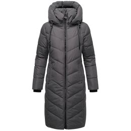 Navahoo Damen Steppmantel "Sahnekatzii XIV", grau, Gr. 5XL, Oberstoff: 100% Polyester; Futter: 100% Polyester; Wattierung: 100% Polyester;
