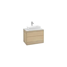 Villeroy & Boch V&B Waschtischunterschrank Finion 80x60,3cm, Abd.-Pl. wh. matt, Oak Veneer ; Villeroy & Boch (F75100PC)