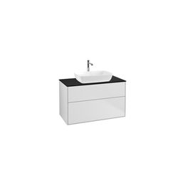 Villeroy & Boch V&B Waschtischunterschrank Finion 100x60,3cm, Abd.-Pl. bla m, wh. m Lac ; Villeroy & Boch (F76200MT)