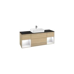 Villeroy & Boch V&B Waschtischunterschrank Finion 160x60, Pl b m, Reg glo wh. Lac, Oa ven ; Villeroy & Boch (F452GFPC)