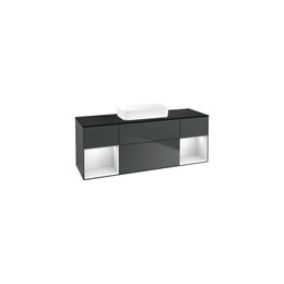 Villeroy & Boch V&B Waschtischunterschrank Finion 160x60,3x50,1cm, Rg w m La, md bl. m Lac ; Villeroy & Boch (F742MTHG)