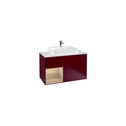 Villeroy & Boch V&B Waschtischunterschrank Finion 100, Pl wh. m, Reg li Oa ven, Peo m ; Villeroy & Boch (F361PCHB)