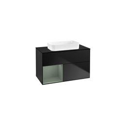 Villeroy & Boch V&B Waschtischunterschrank Finion 100x60,3 cm, Rg li Oli. m Lac, bla m Lac ; Villeroy & Boch (F652GMPD)