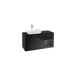 Villeroy & Boch V&B Waschtischunterschrank Finion 120cm, Pl bla m, Reg md m Lac, bla m Lac ; Villeroy & Boch (F812HGPD)