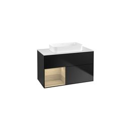 Villeroy & Boch V&B Waschtischunterschrank Finion 100x60,3 cm, Reg li Oa ven, bla m Lac ; Villeroy & Boch (F651PCPD)