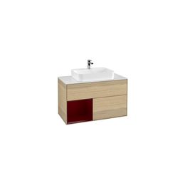 Villeroy & Boch V&B Waschtischunterschrank Finion 100, Abd.-Pl. wh. m, Reg li Peo, Oa ven ; Villeroy & Boch (F361HBPC)