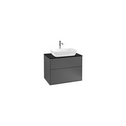 Villeroy & Boch V&B Waschtischunterschrank Finion 80x60,3cm, Abd.-Pl. bla m, Anthrac. matt ; Villeroy & Boch (F75200GK)