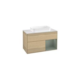 Villeroy & Boch V&B Waschtischunterschrank Finion 100x60,3 cm, Reg re Oli. m Lac, Oa ven ; Villeroy & Boch (F661GMPC)