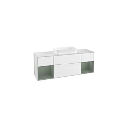 Villeroy & Boch V&B Waschtischunterschrank Abdeckplatte wh. m Finion 160x60cm, Reg Oli. m Lac, glo wh. Lac ; Villeroy & Boch (F331GMGF)