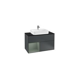 Villeroy & Boch V&B Waschtischunterschrank Finion 100, Pl b m, Rg l Ol m Lac, md bl. m Lac ; Villeroy & Boch (F362GMHG)