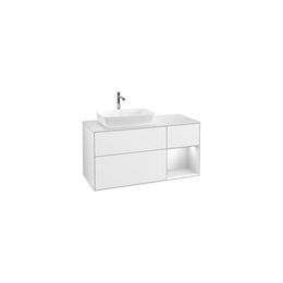 Villeroy & Boch V&B Waschtischunterschrank Finion 120cm, Pl w m, Rg wh. m Lac, glo wh. Lac ; Villeroy & Boch (F811MTGF)
