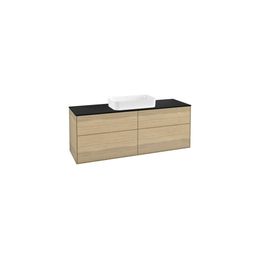 Villeroy & Boch V&B Waschtischunterschrank Finion 160x60,3cm, Abd.-Pl. bla m, Oak Veneer ; Villeroy & Boch (F32200PC)