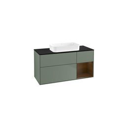 Villeroy & Boch V&B Waschtischunterschrank Finion 120x60 cm, Reg re wal ven, Oli. m Lac ; Villeroy & Boch (F712GNGM)